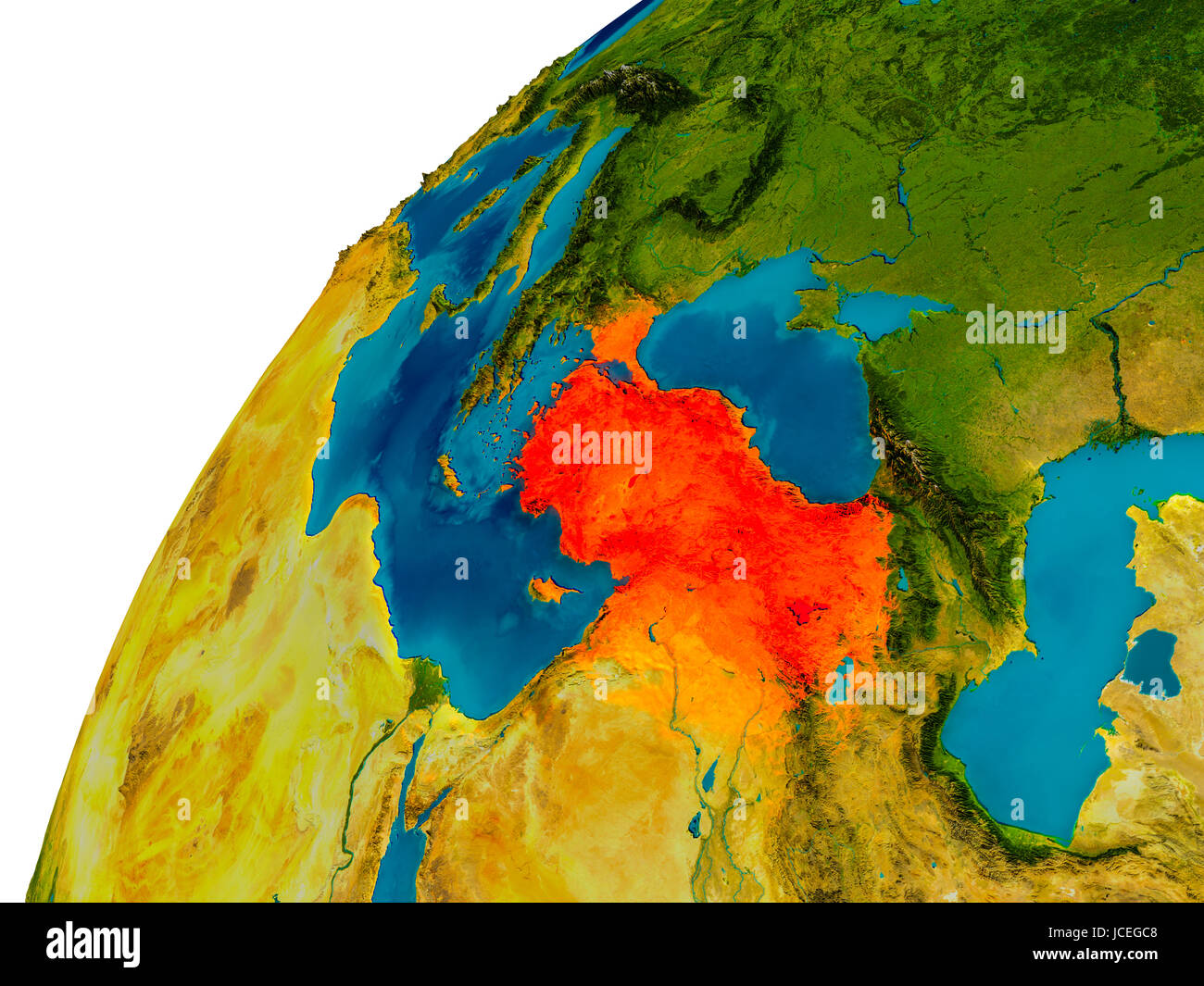 Topographic map of turkey hi-res stock photography and images - Alamy