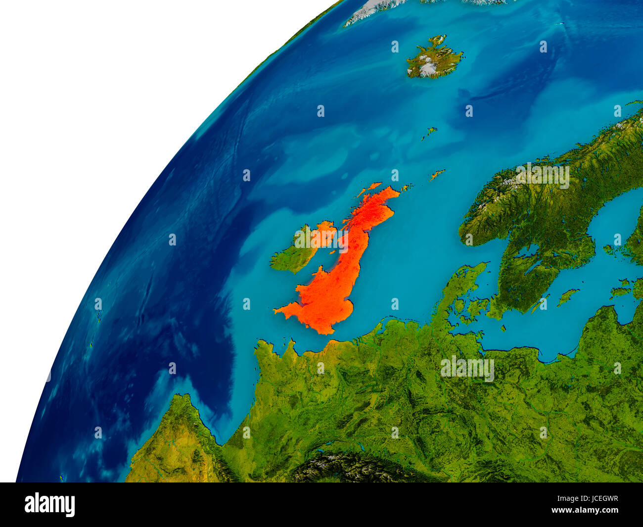 3d topographic map great britain hi-res stock photography and images ...