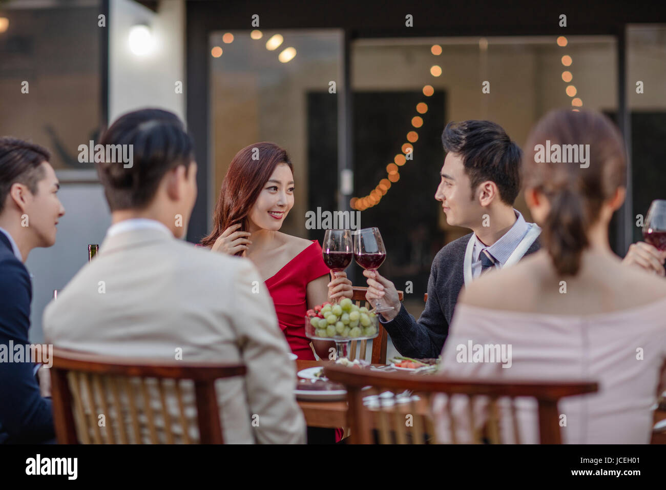 Smiling people at party Stock Photo - Alamy