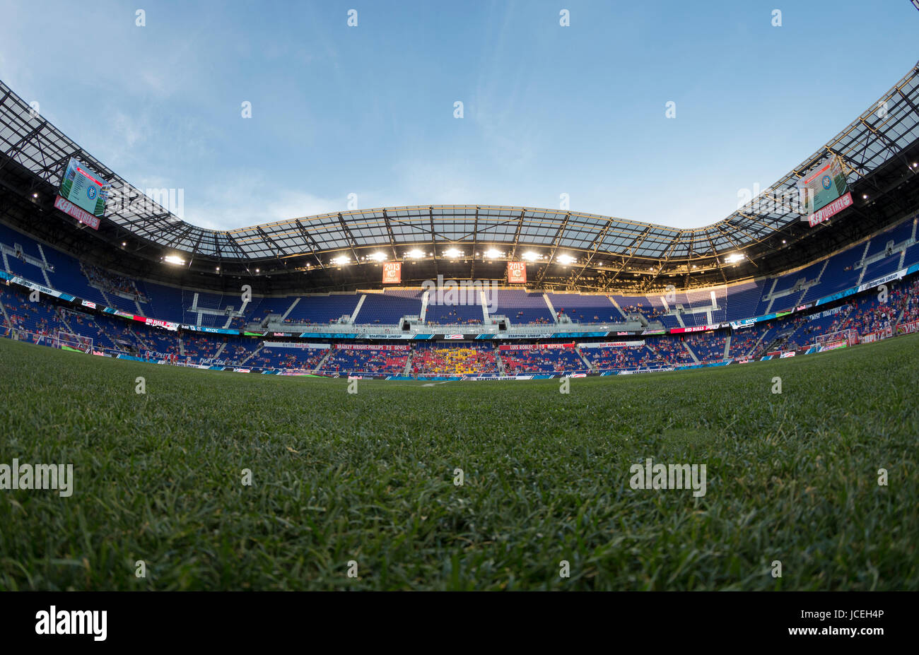 General view of Red Bull arena before fourth round soccer match of ...
