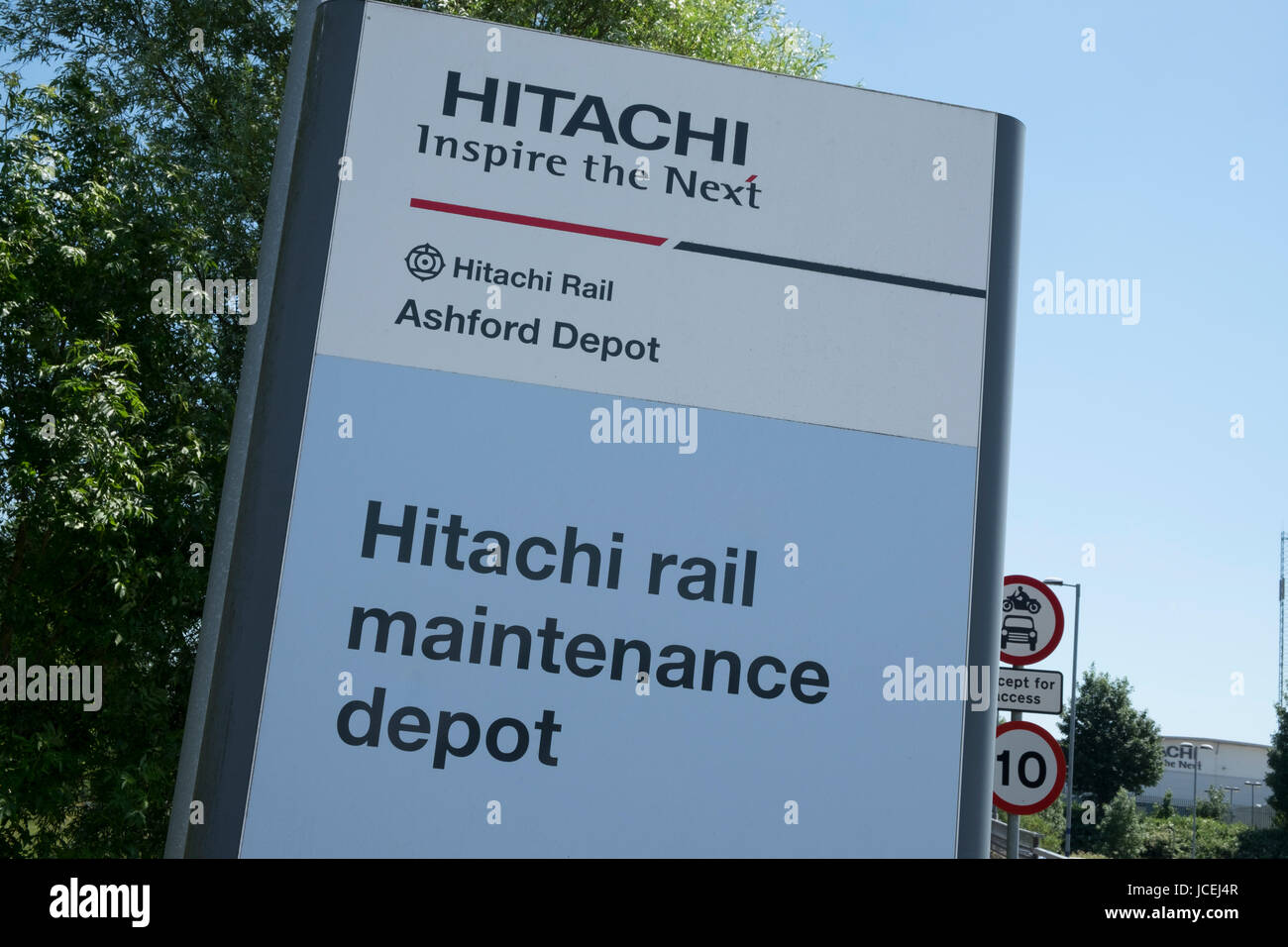 Hitachi rail maintenance depot hi-res stock photography and images - Alamy