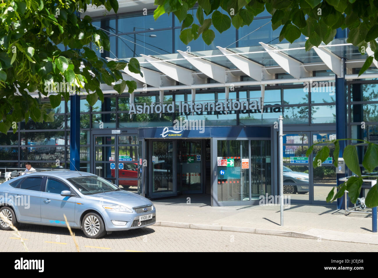 Eurostar Ashford International station entrance terminal building, uk ...
