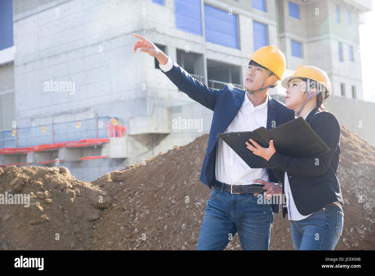 Architects construction site hi-res stock photography and images - Alamy