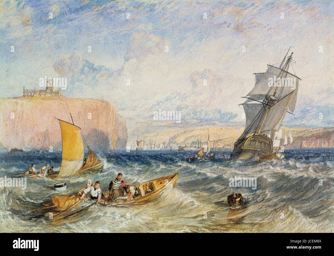 Joseph Mallord William Turner - Whitby 1824 Stock Photo - Alamy