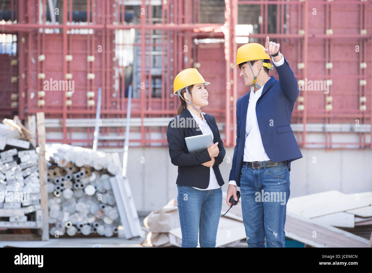 Talk talk construction hi-res stock photography and images - Alamy