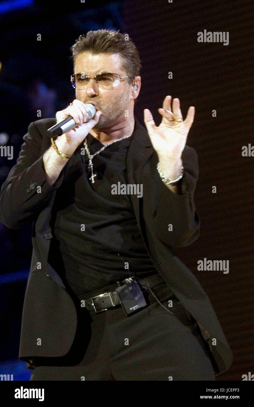 George michael in concert hi-res stock photography and images - Alamy