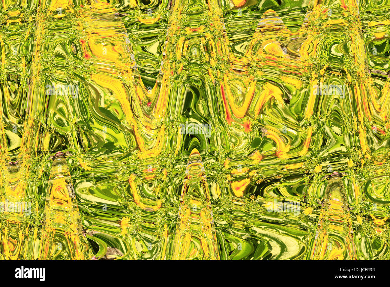 Unusual yellow and green background with spots Stock Photo - Alamy