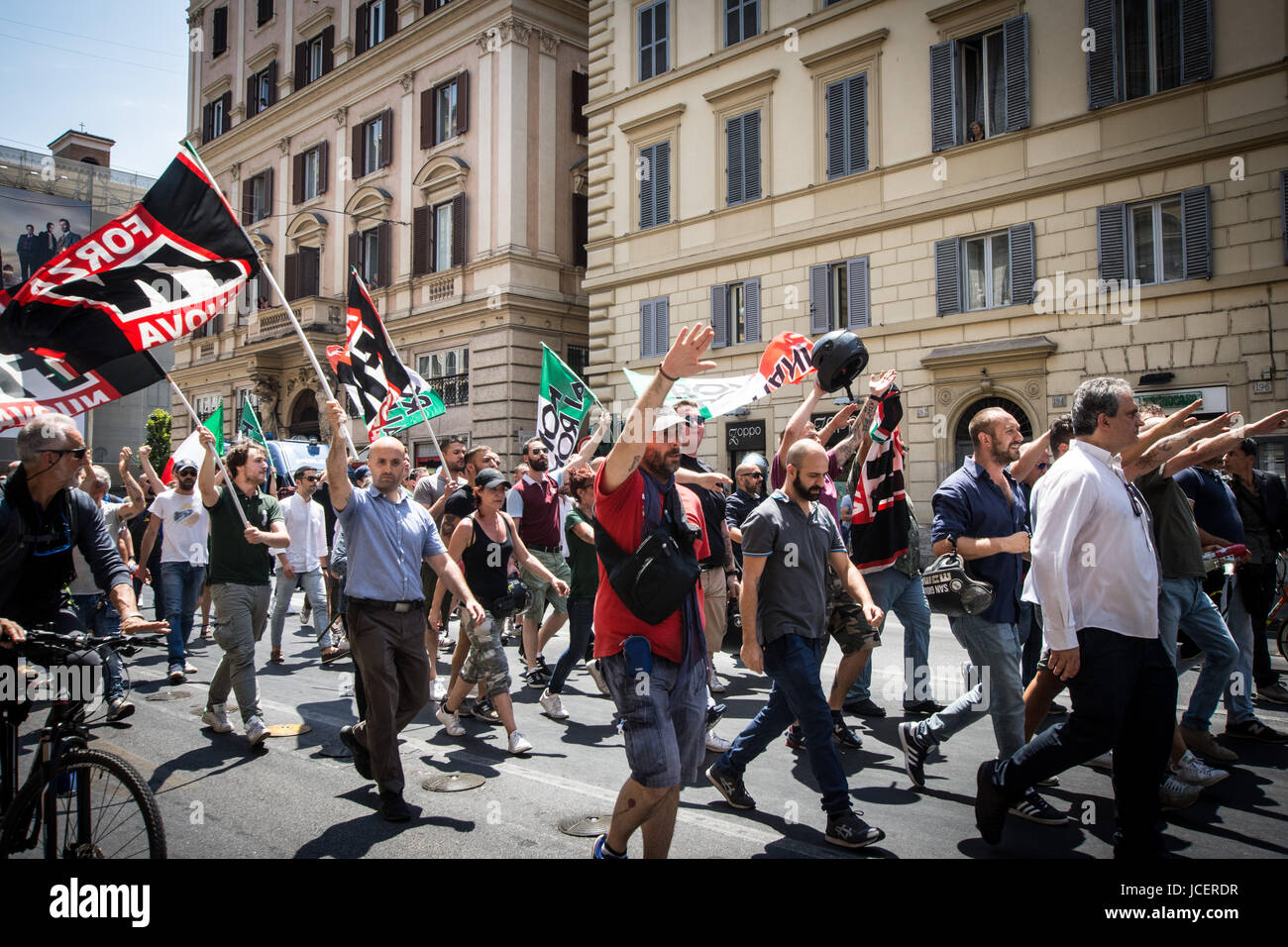 Forza nuova hi-res stock photography and images - Alamy