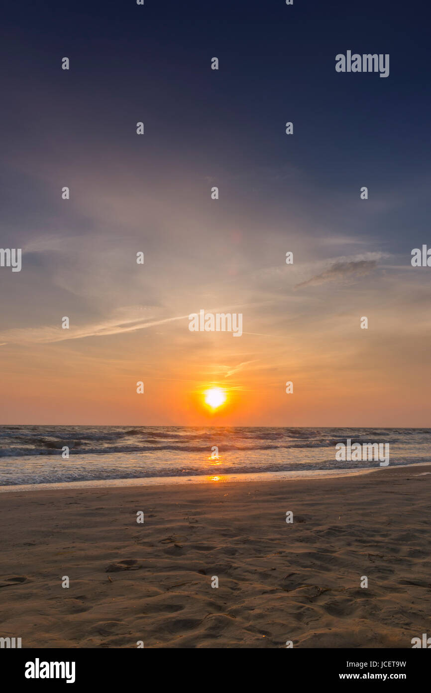 sunrise on the beach Stock Photo - Alamy