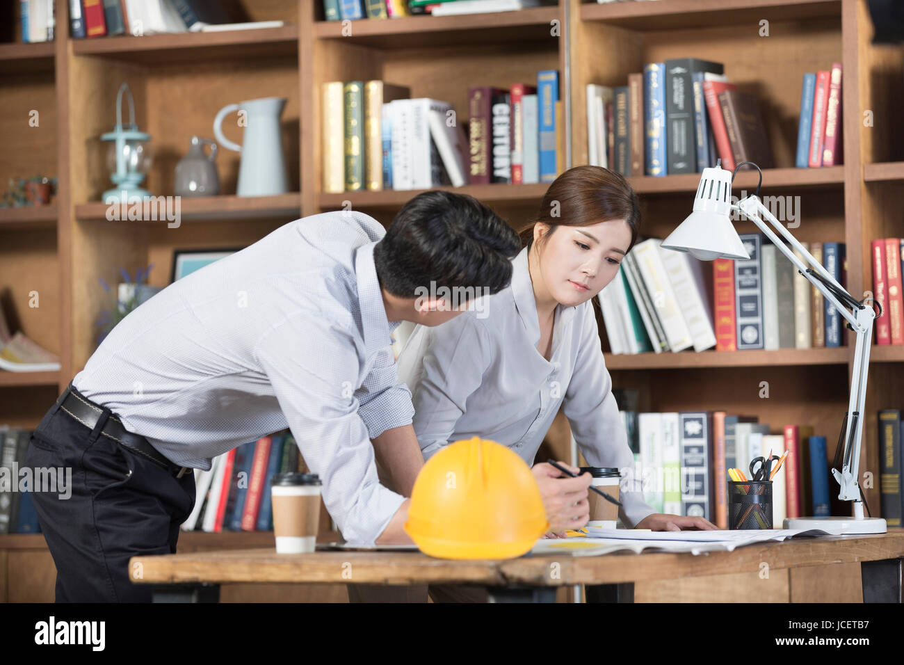 Young architects at office Stock Photo - Alamy