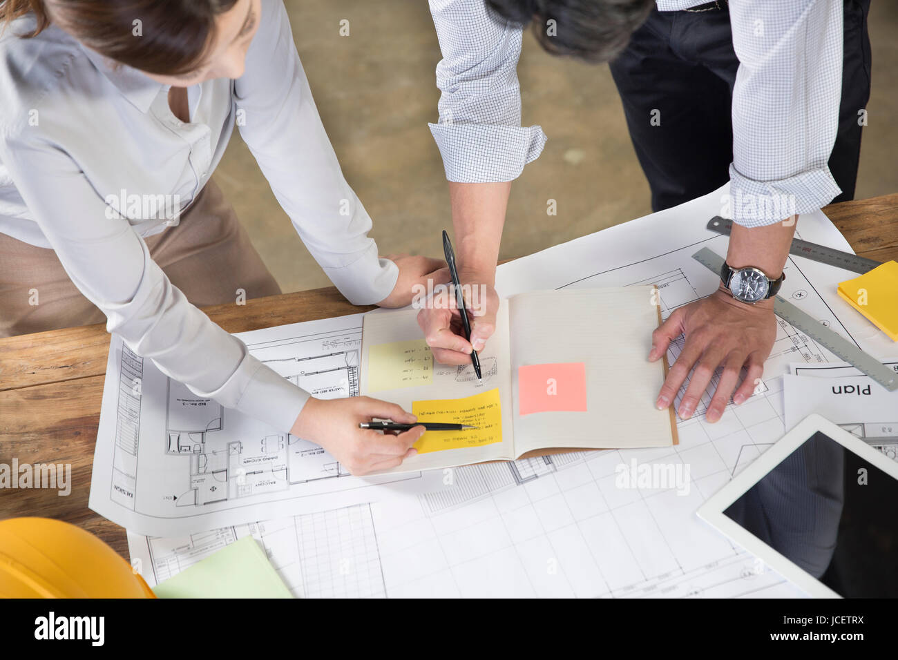 Young architects at office Stock Photo - Alamy