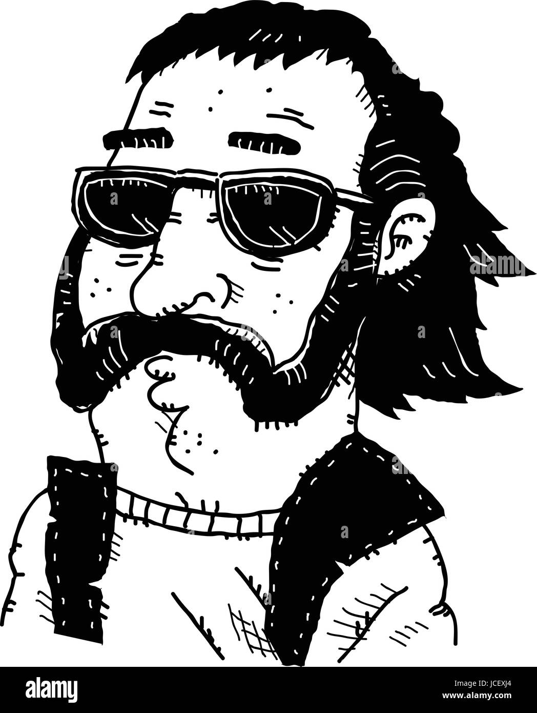 Sideburns cool Stock Vector Images - Alamy