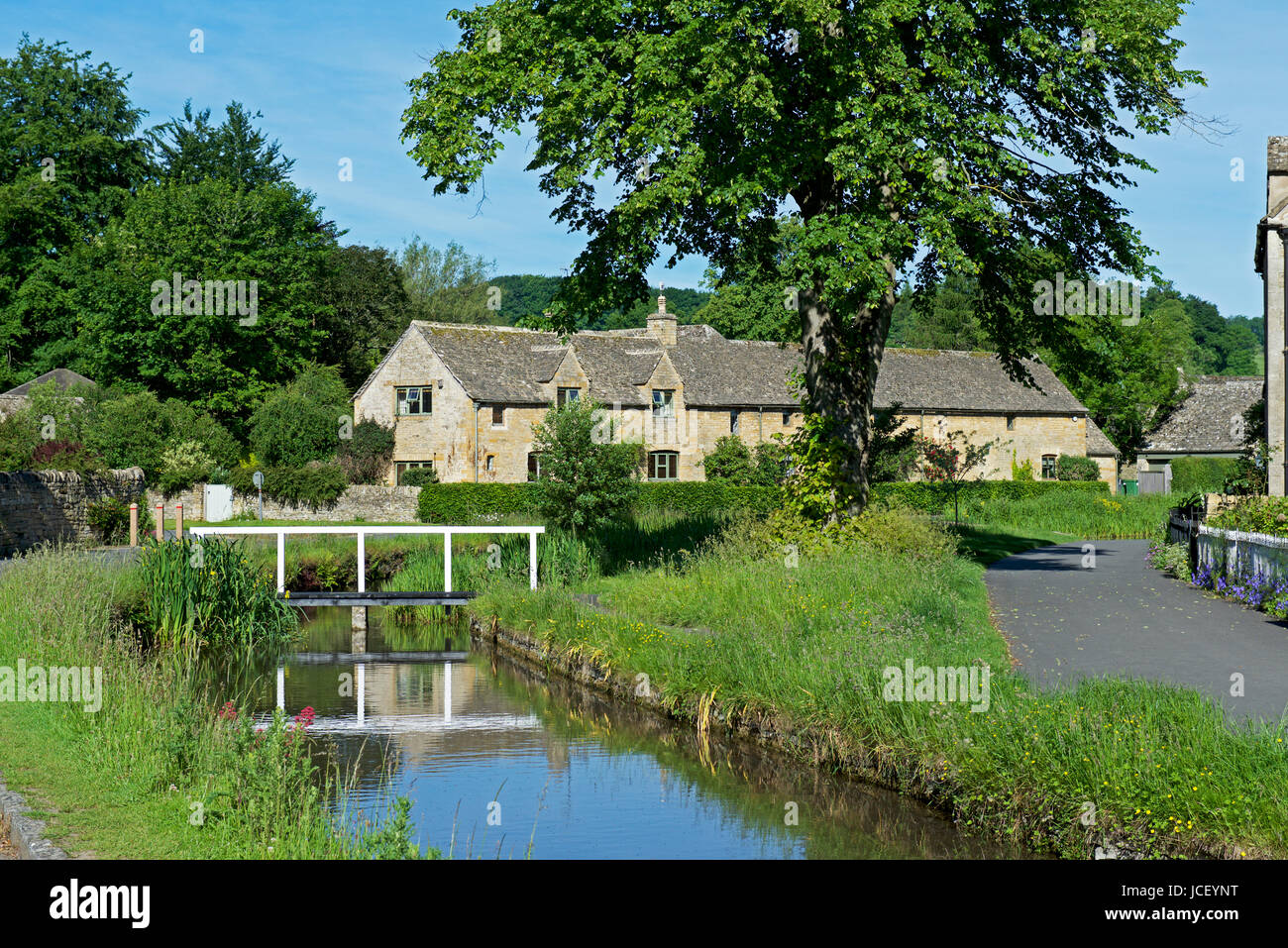 The village of Lower Slaughter, Gloucester, England UK Stock Photo - Alamy