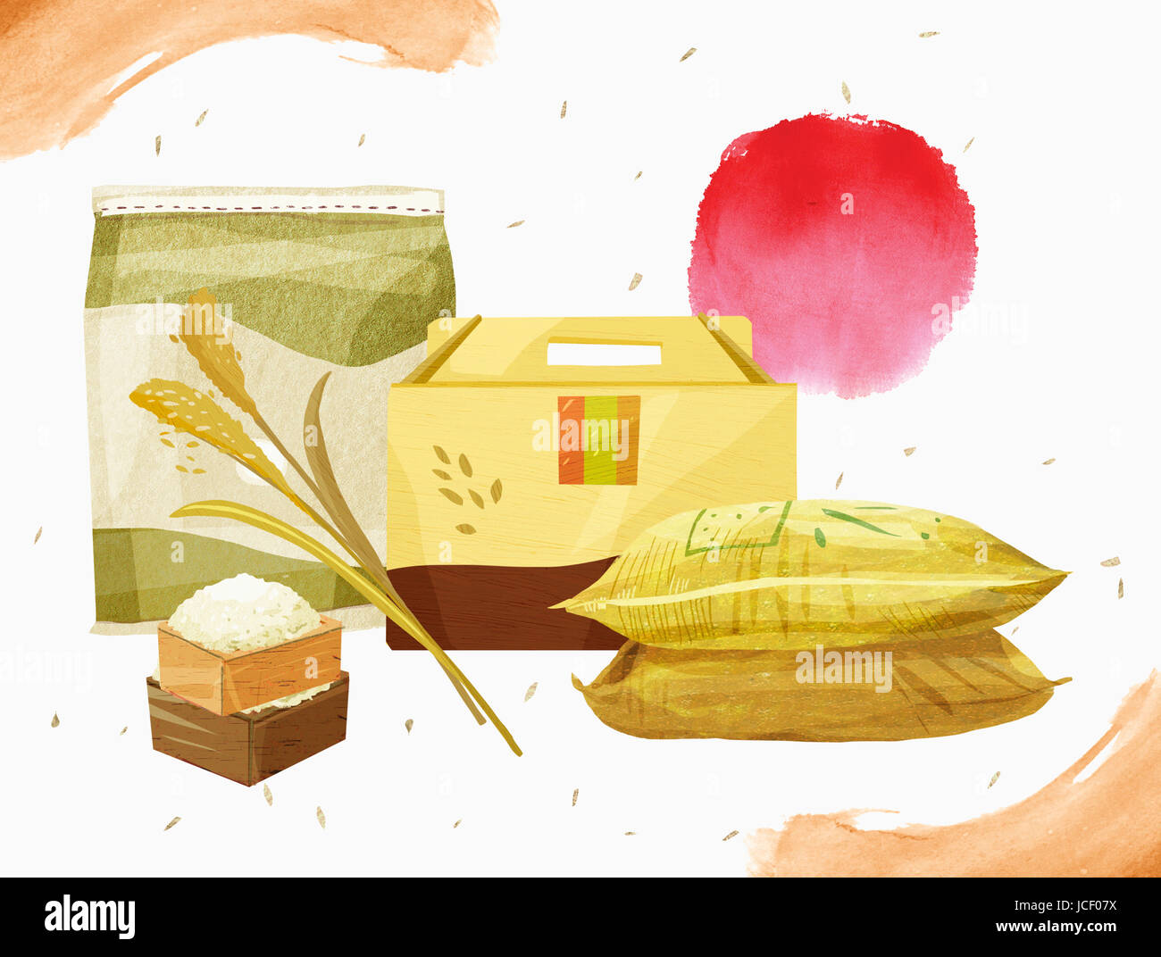 Traditional Korean specialty, rice from Icheon city Stock Photo - Alamy