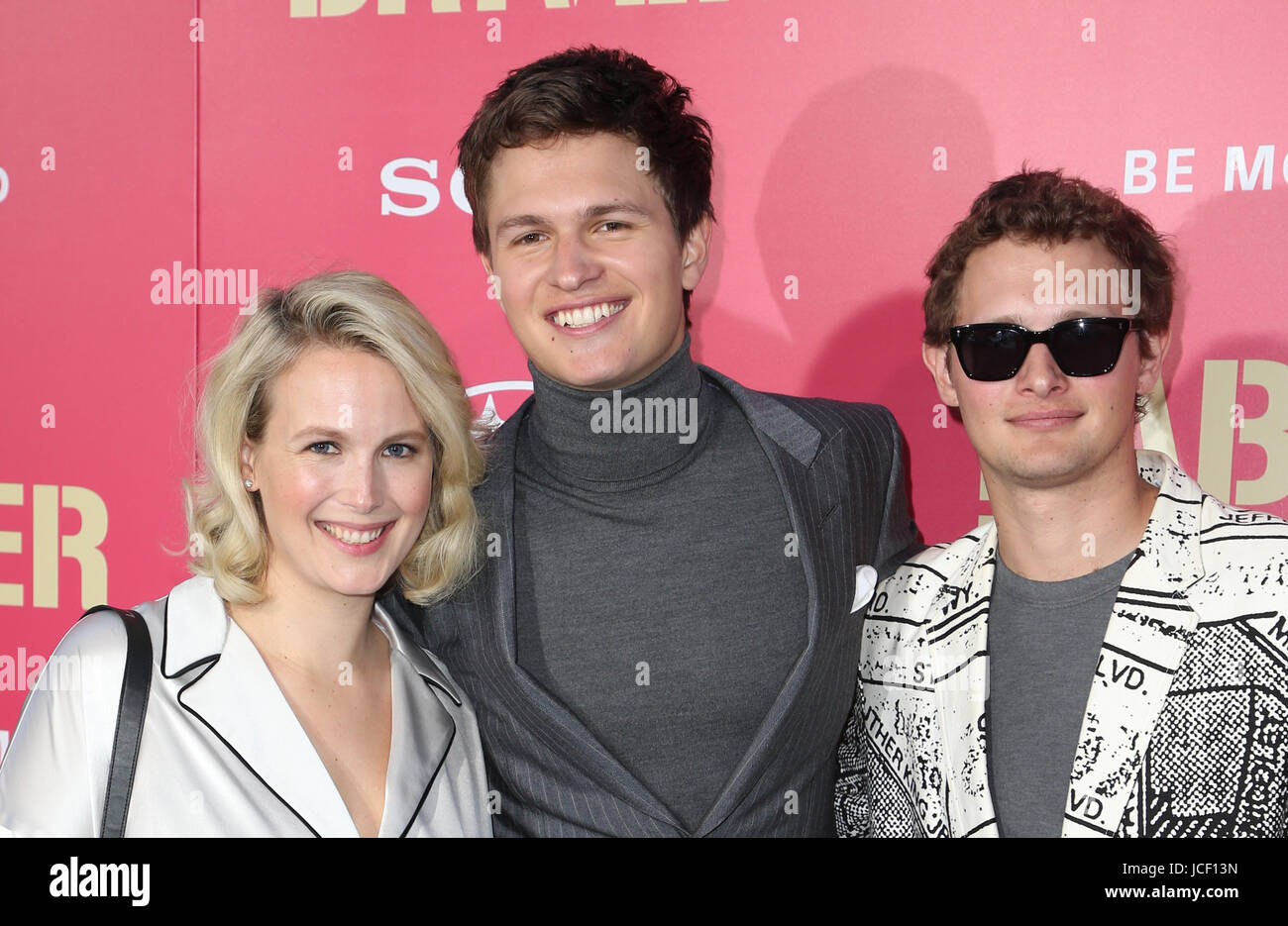 Los Angeles, USA. 14th Jun, 2017. Ansel Elgort, Guests, At Premiere Of ...