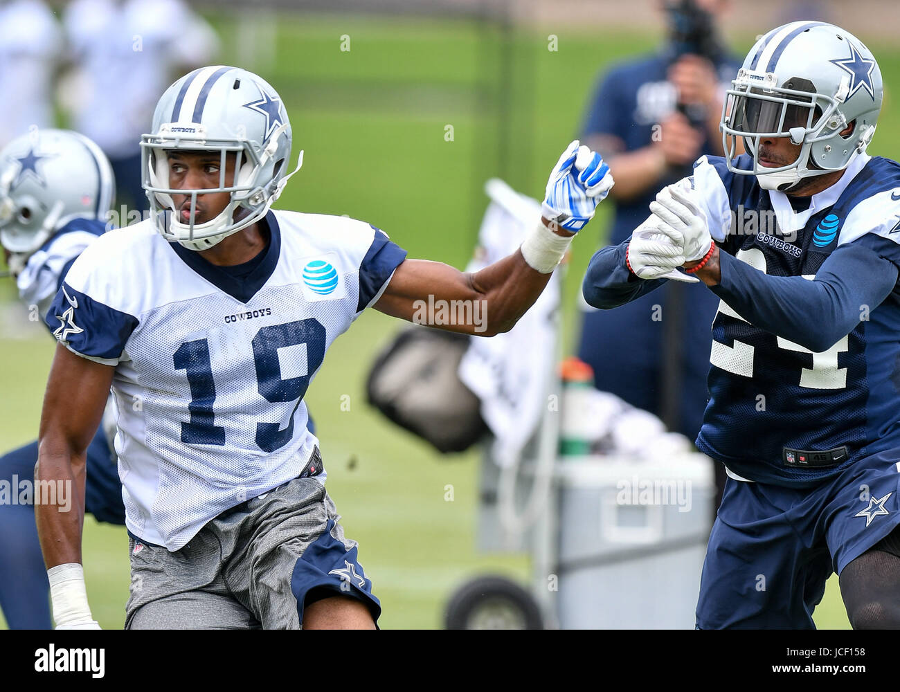 June 14th, 2017: .Dallas Cowboys wide receiver Brice Butler (19) and ...