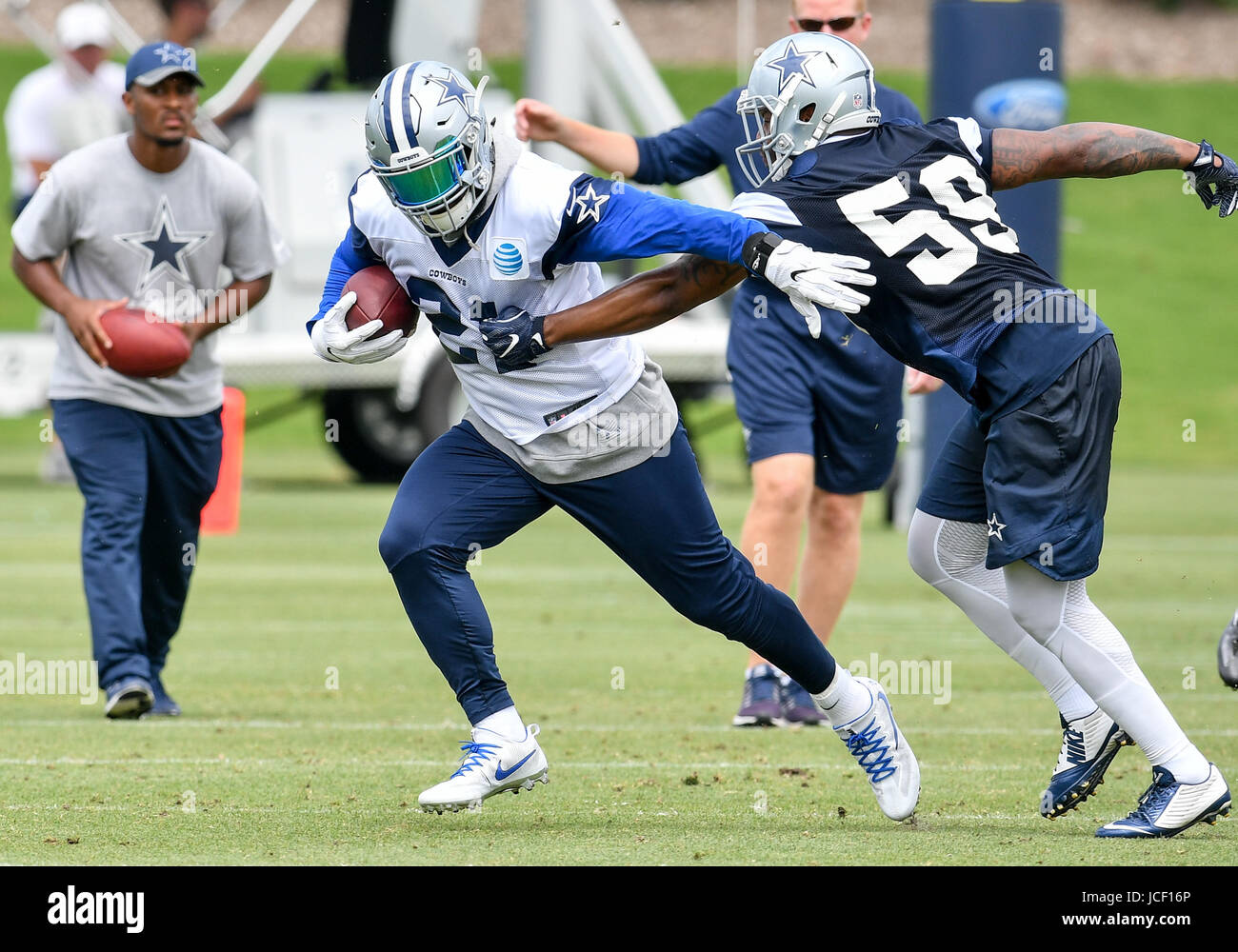 June 14th, 2017: .Dallas Cowboys running back Ezekiel Elliott (21 ...