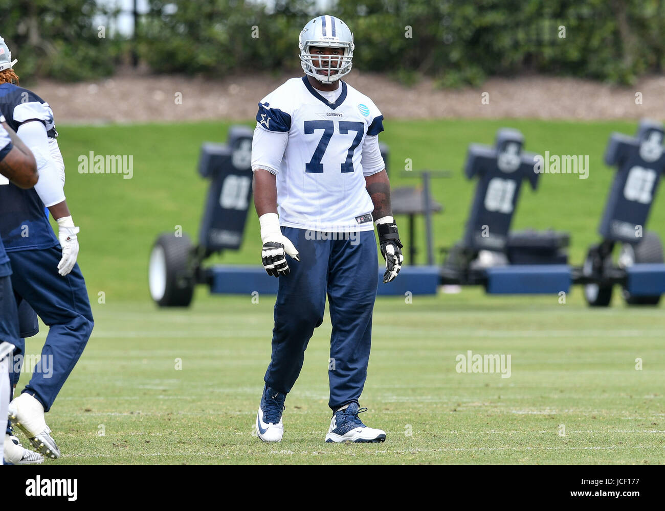 June 14th, 2017: .Dallas Cowboys tackle Tyron Smith (77) during a NFL ...