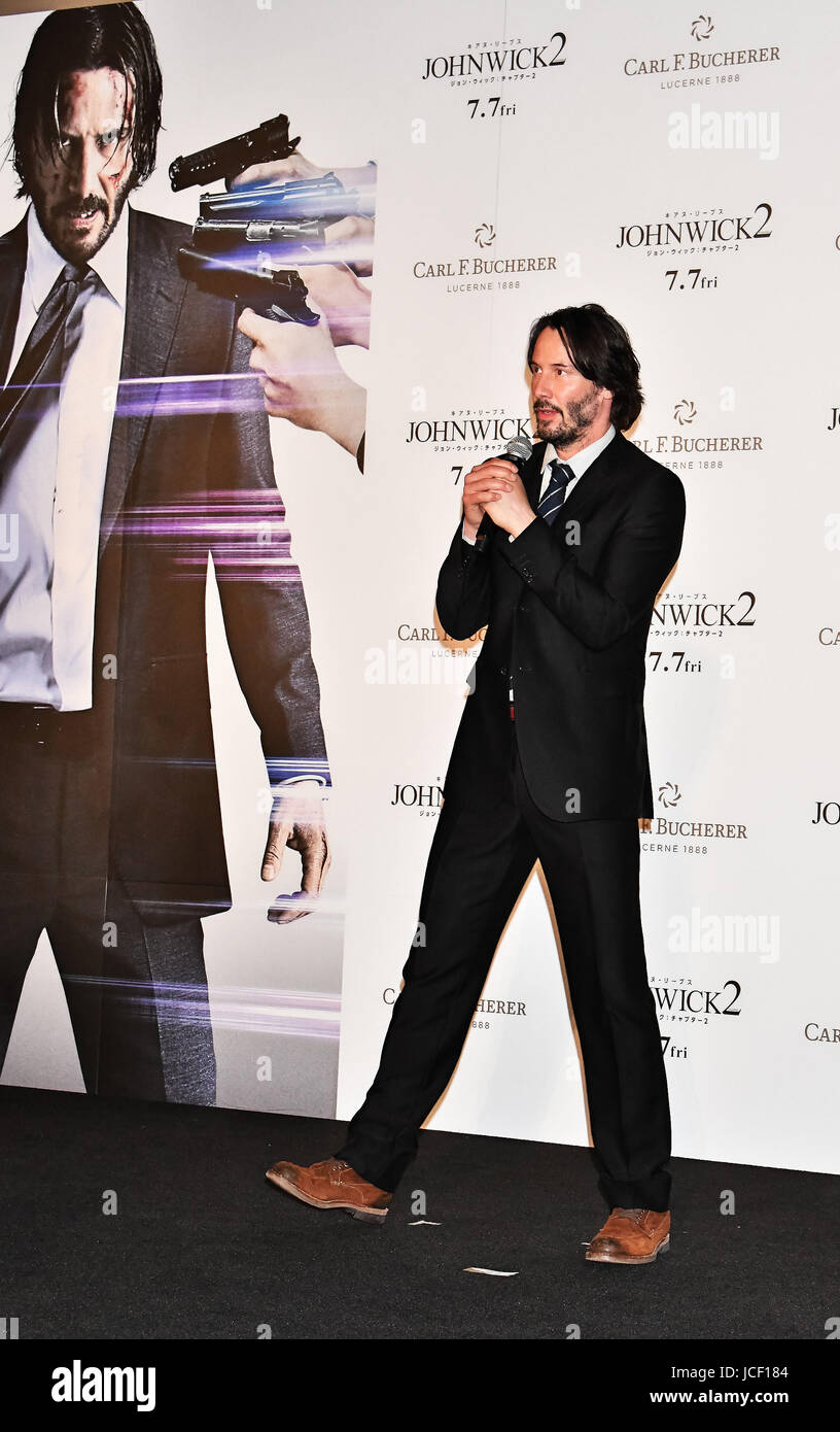 Keanu Reeves, June 13, 2017, TOKYO, JAPAN : Actor Keanu Reeves attends ...