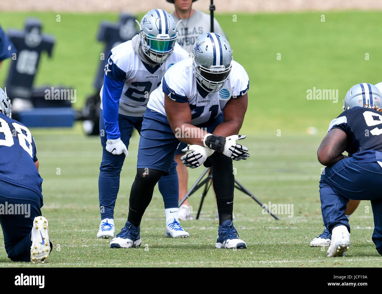 June 14th, 2017: .Dallas Cowboys offensive guard La'el Collins (71 ...