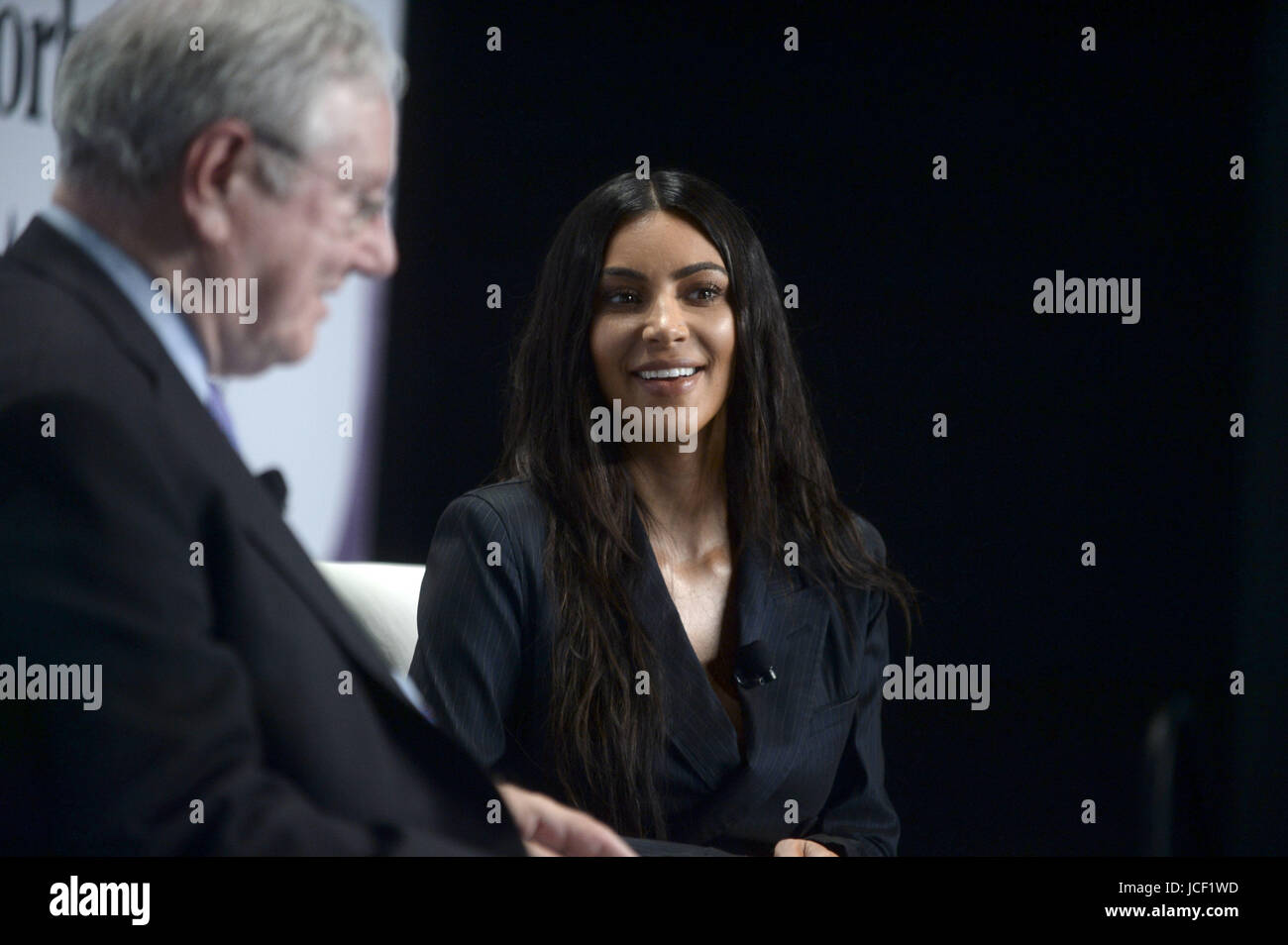 New York, USA. 13th June, 2017. Steve Forbes und Kim Kardashian at ...