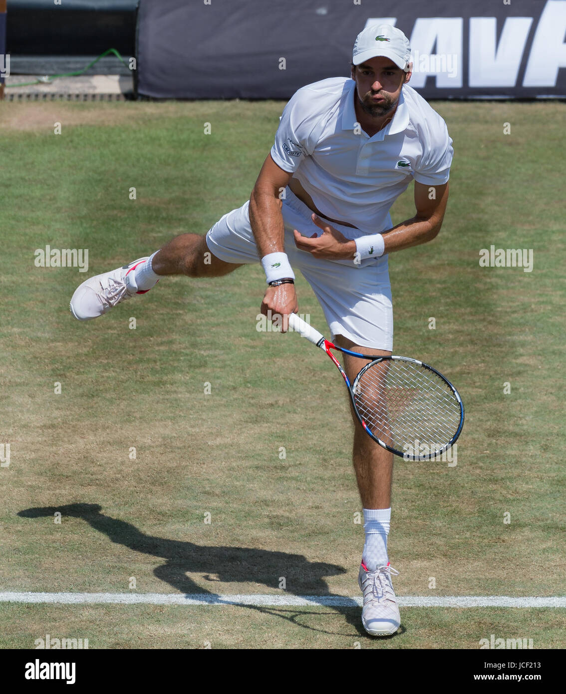 Stuttgart, Germany. 15th June, 2017. Jeremy Chardy of France playing ...