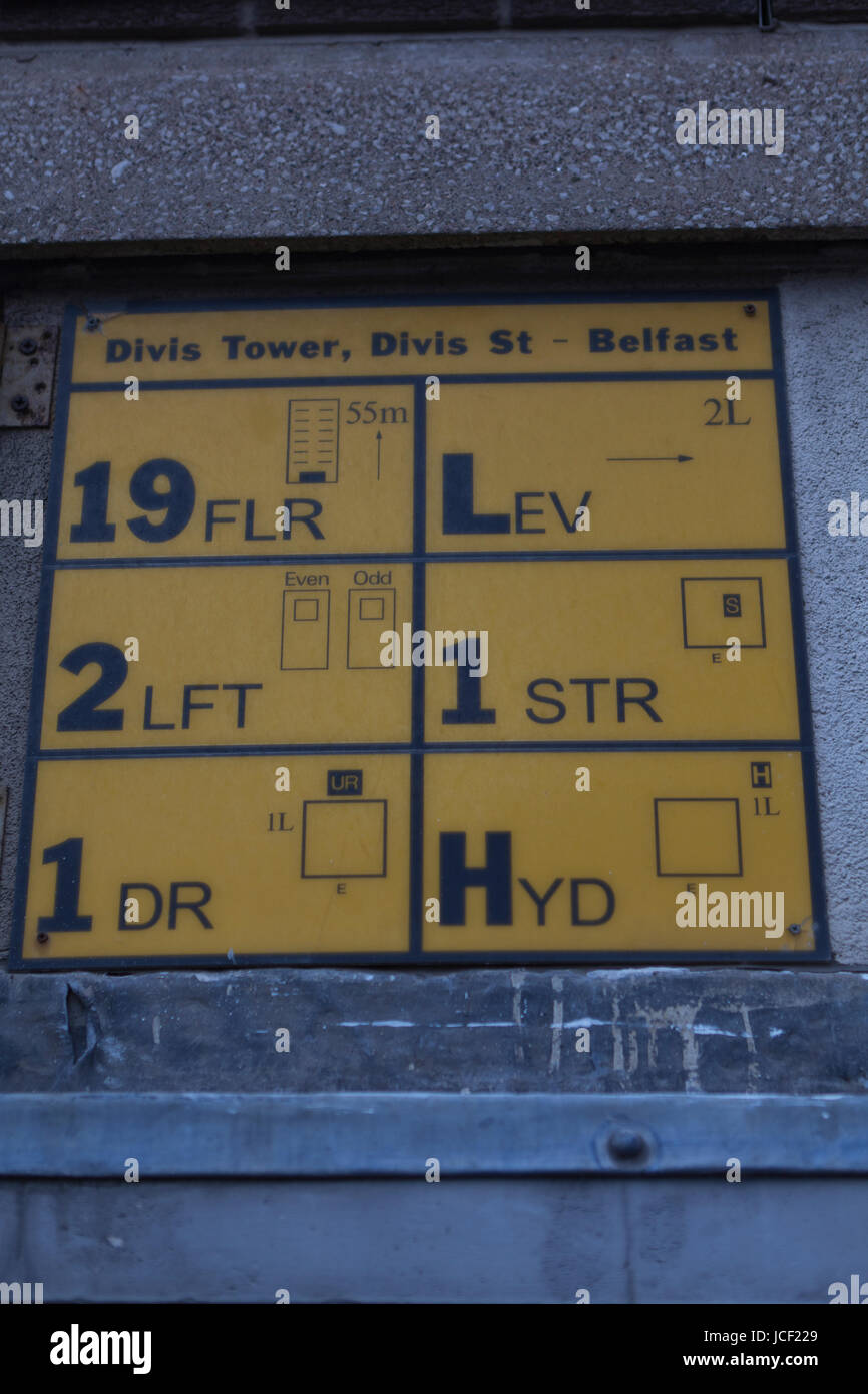 Divis tower block hi-res stock photography and images - Alamy