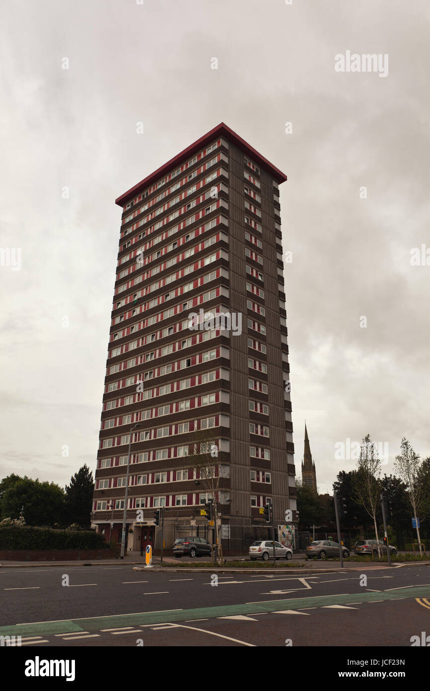 Divis tower block hi-res stock photography and images - Alamy