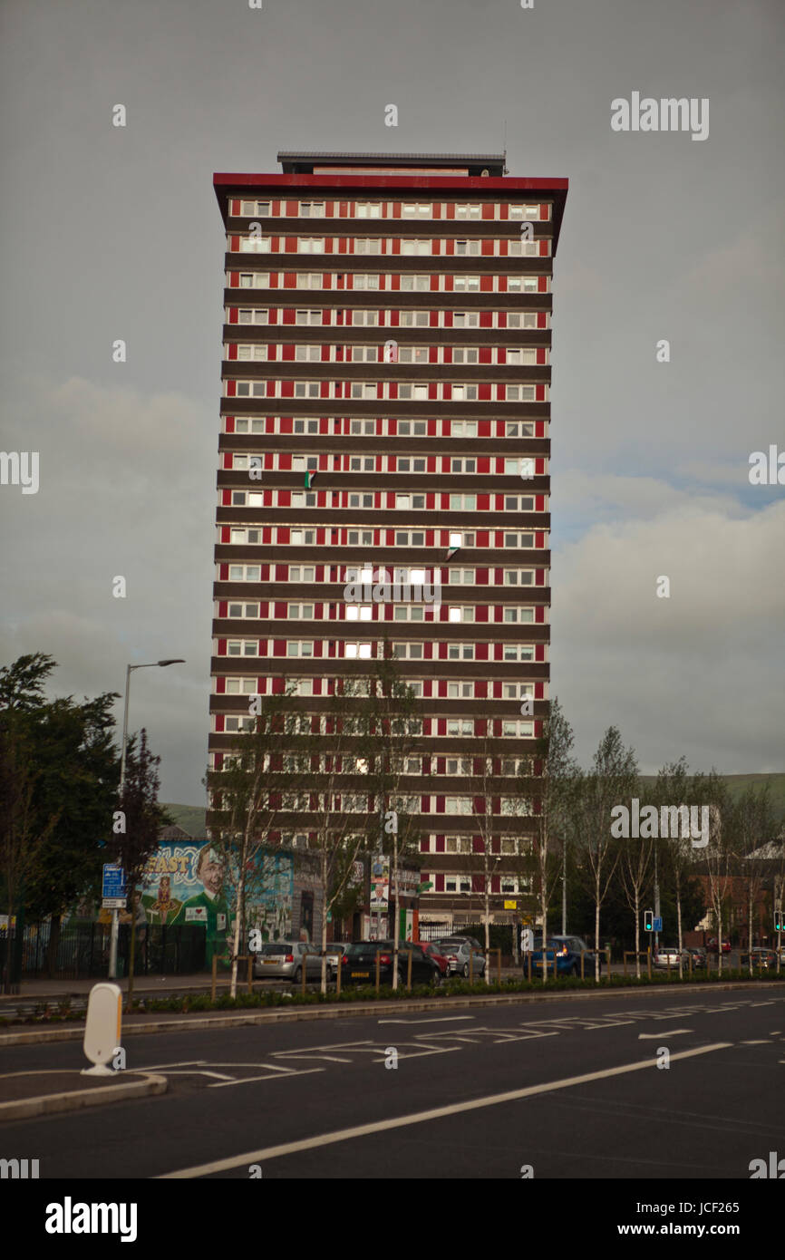 Divis tower block hi-res stock photography and images - Alamy