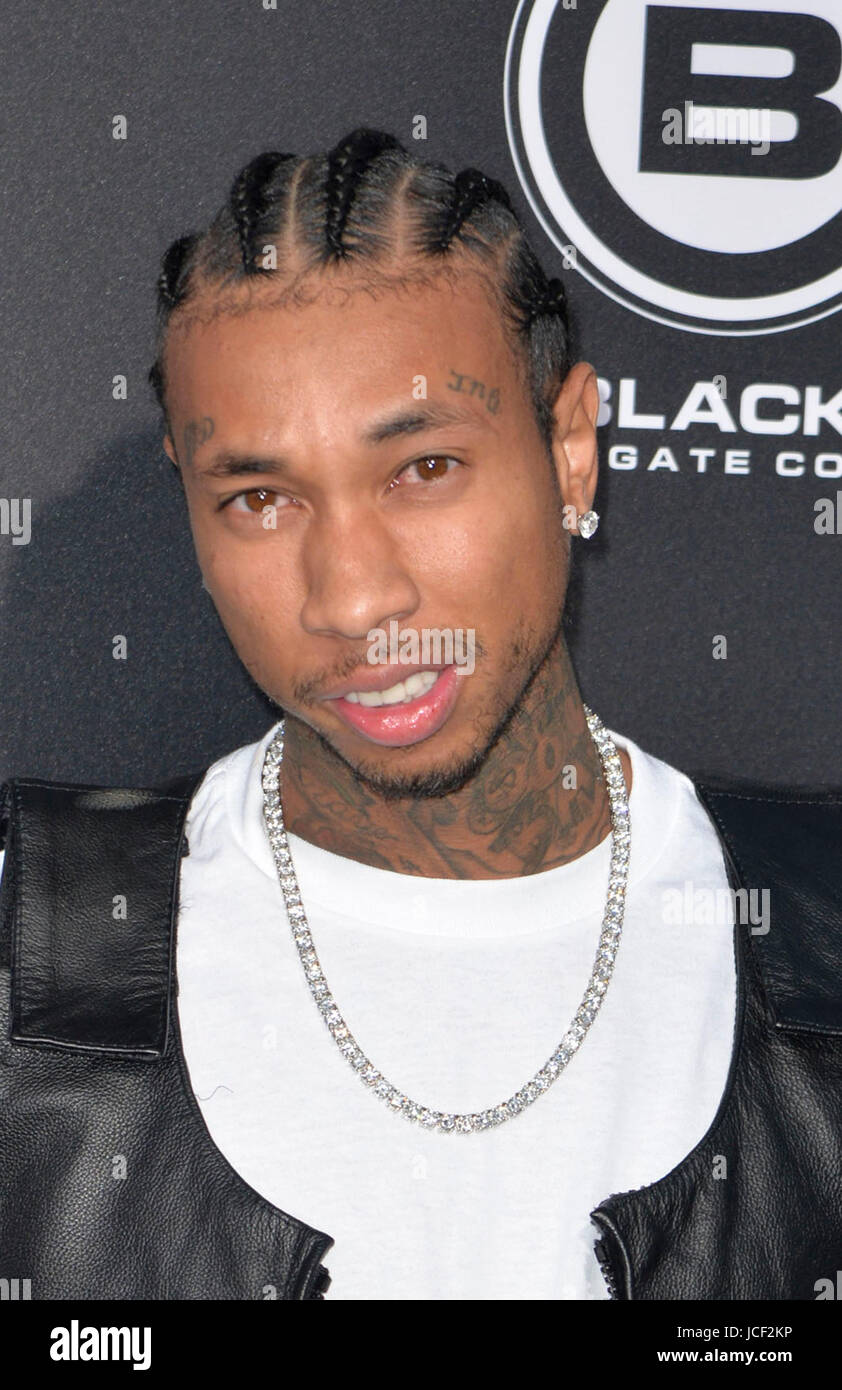 Westwood, Ca. 14th June, 2017. Tyga at the "All Eyez On Me" Los Angeles ...