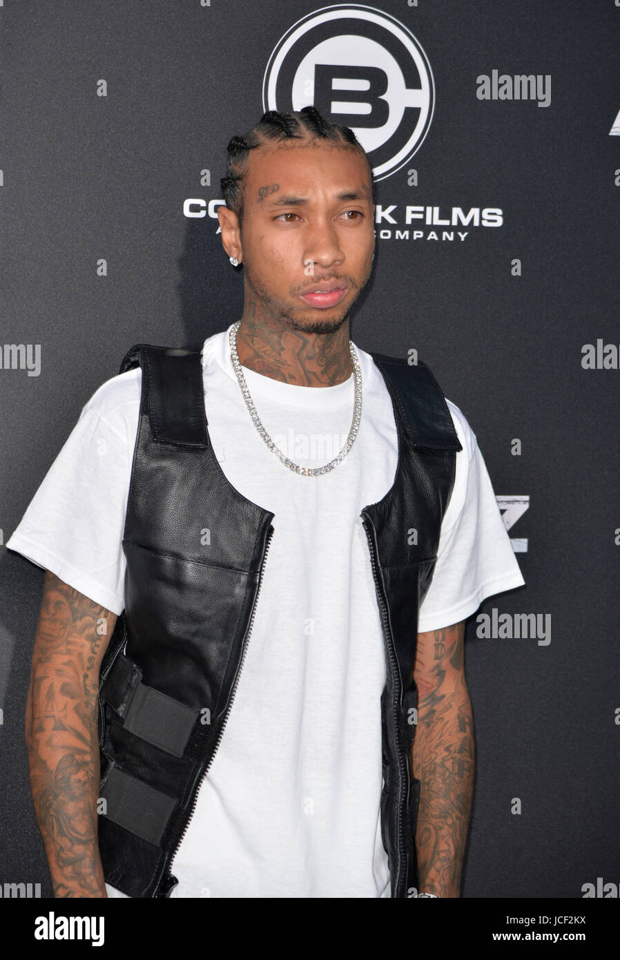 Westwood, Ca. 14th June, 2017. Tyga at the "All Eyez On Me" Los Angeles ...