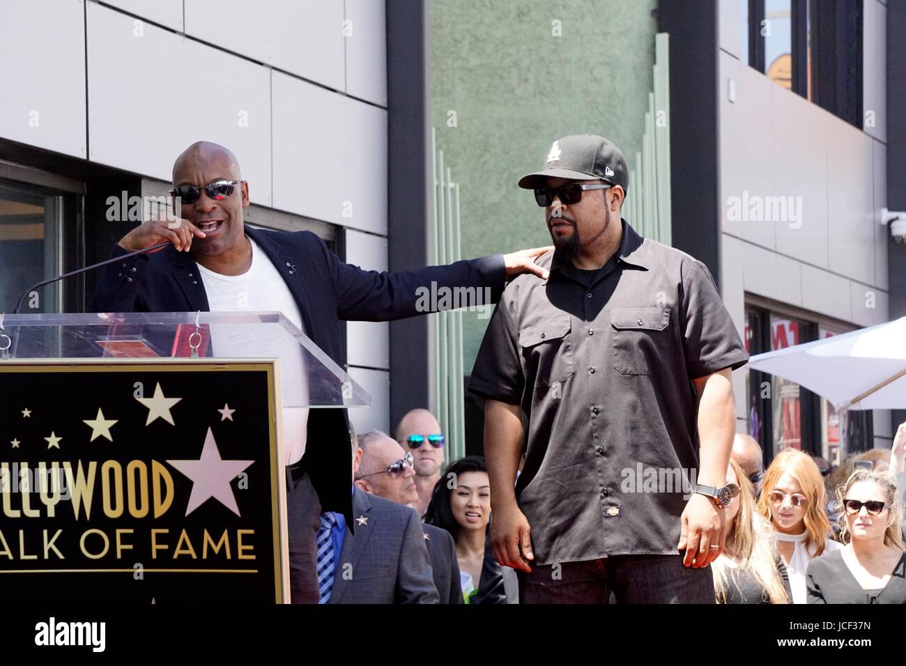 Hollywood, CA. 12th June, 2017. John Singleton, Ice Cube at the ...