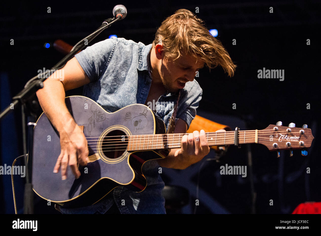Desio Italy. 14th June 2017. The Australian singer-songwriter KYLE ...