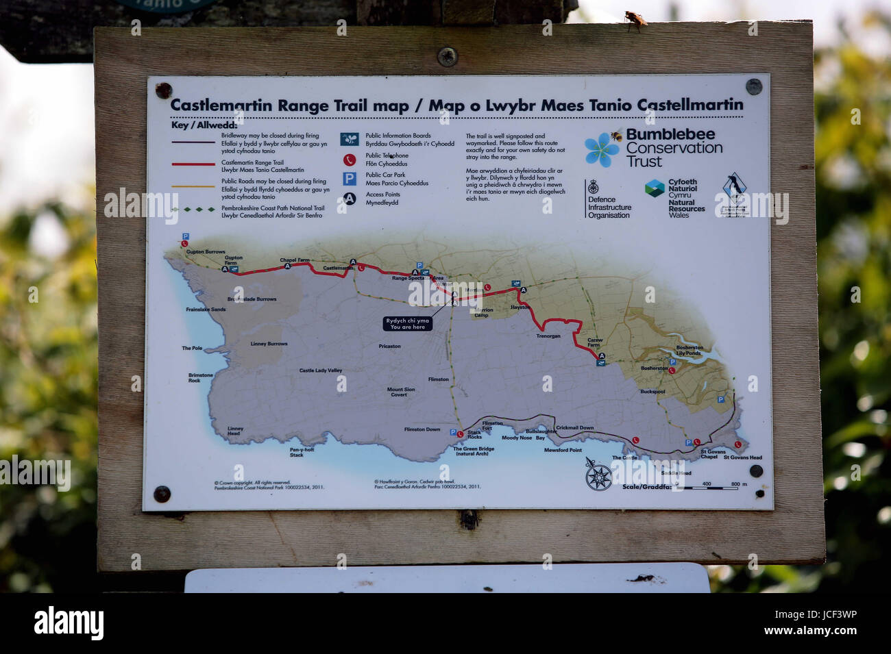 Map of pembrokeshire hi-res stock photography and images - Alamy