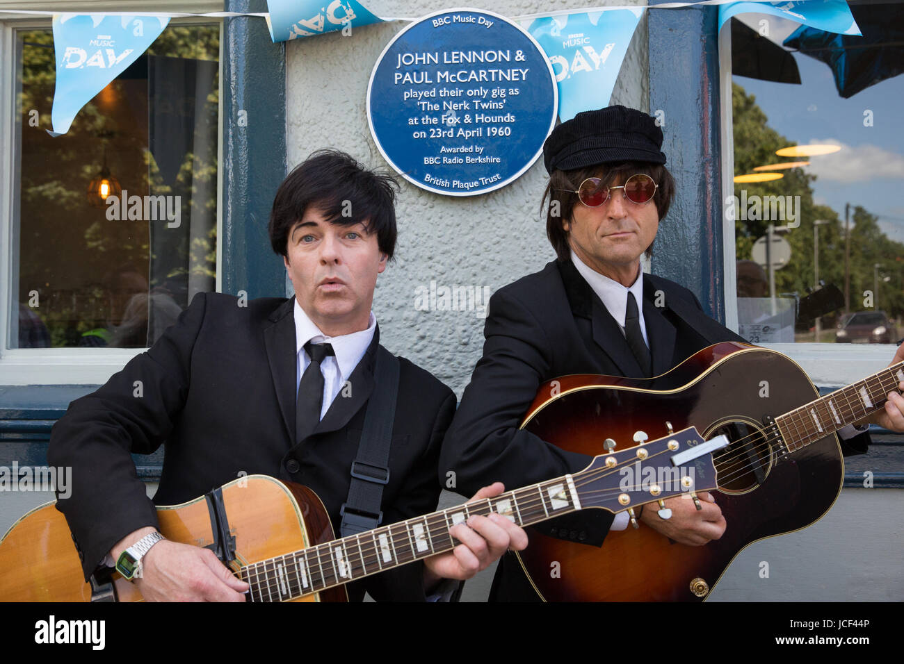 Beatles tribute band the fab four hi-res stock photography and images ...