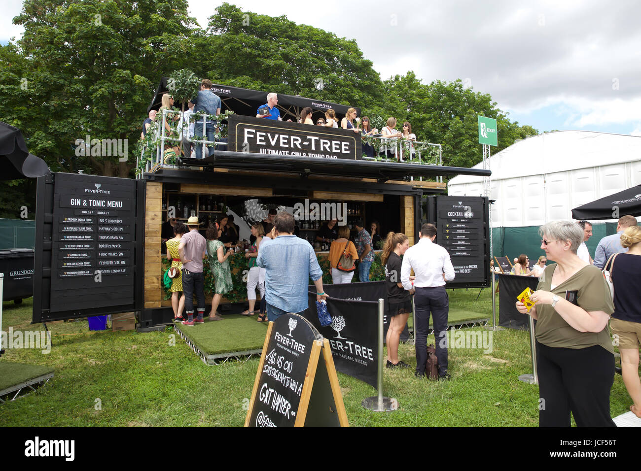 London,UK,15th June 2017,Taste of London takes place in Regents Park ...