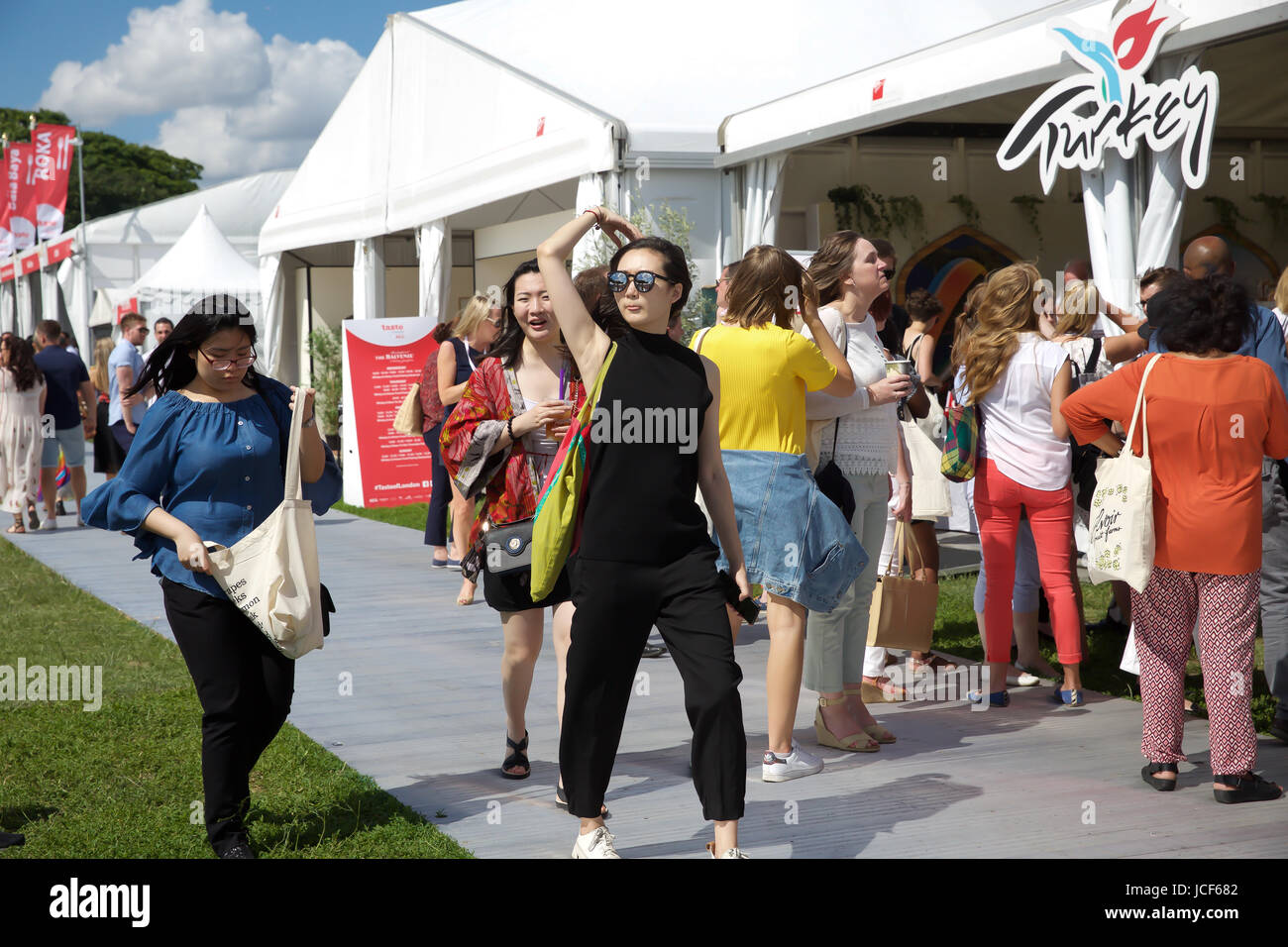 London, UK. 15th June, 2017. Taste of London takes place in Regents ...