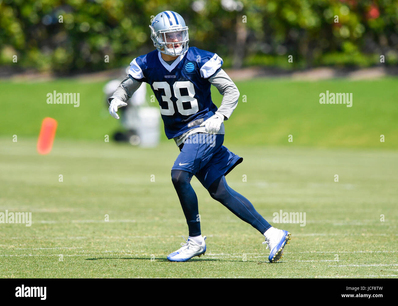 June 15, 2017: Dallas Cowboys strong safety Jeff Heath #38 during an ...