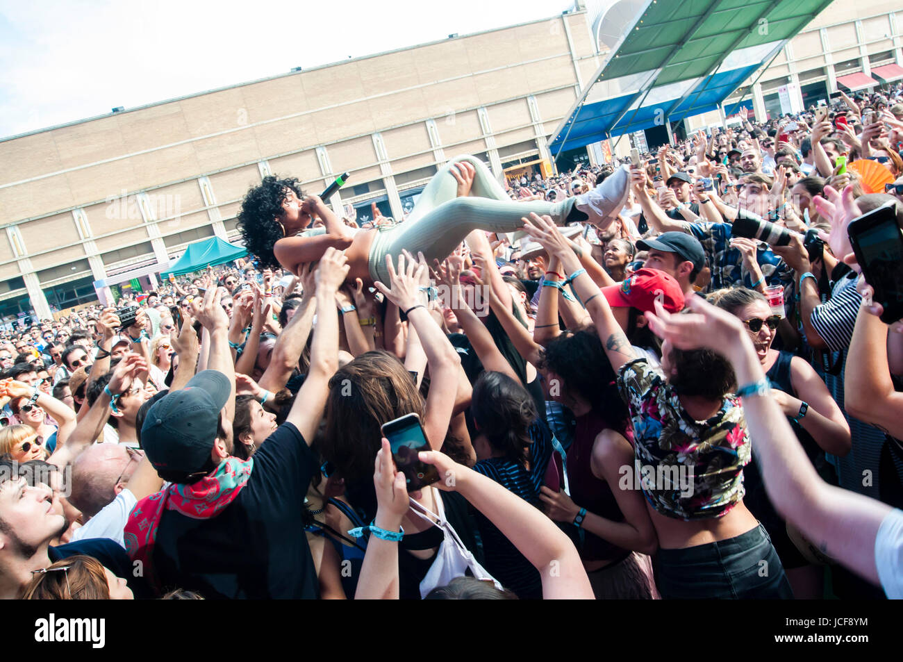 Barcelona, Spain. 15th June, 2017. Sónar 2017. Sonar by day. Princess ...