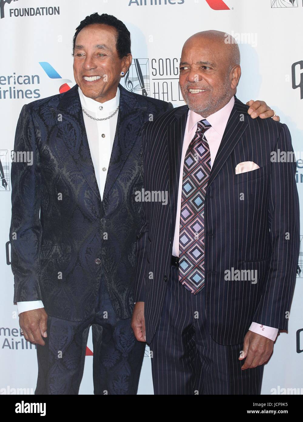 New York, NY, USA. 15th June, 2017. Smokey Robinson and Berry Gordy at ...