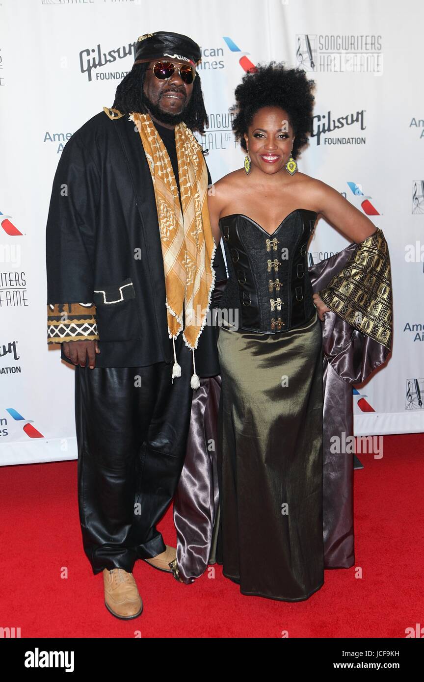 New York, NY, USA. 15th June, 2017. Rodney Kendrick and Rhonda Ross ...
