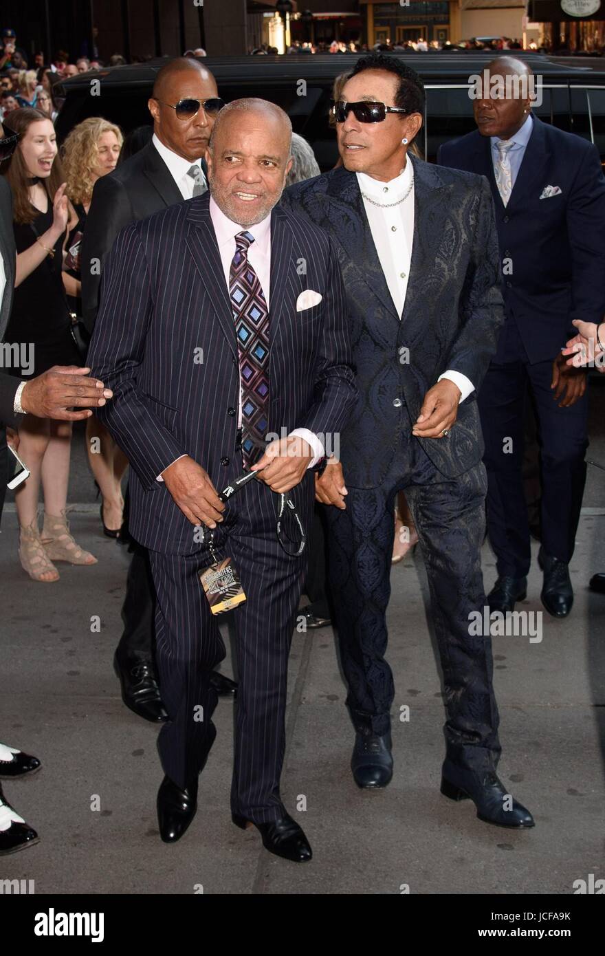 New York, NY, USA. 15th June, 2017. Berry Gordy, Smokey Robinson at ...