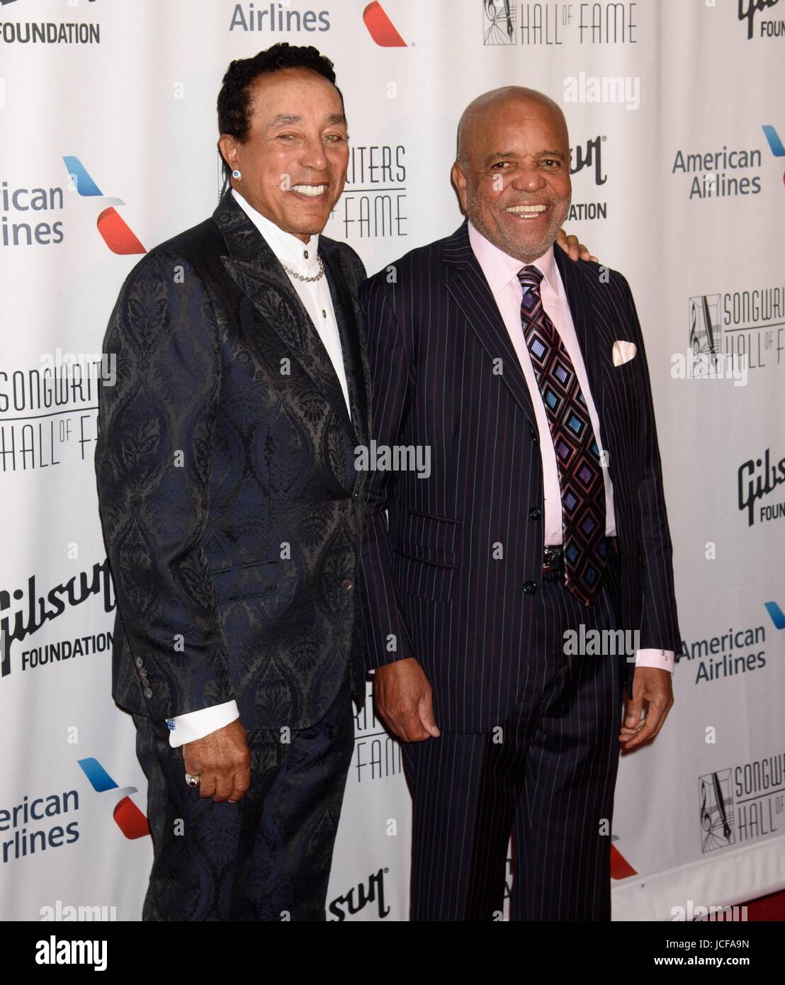 New York, NY, USA. 15th June, 2017. Berry Gordy, Smokey Robinson at ...