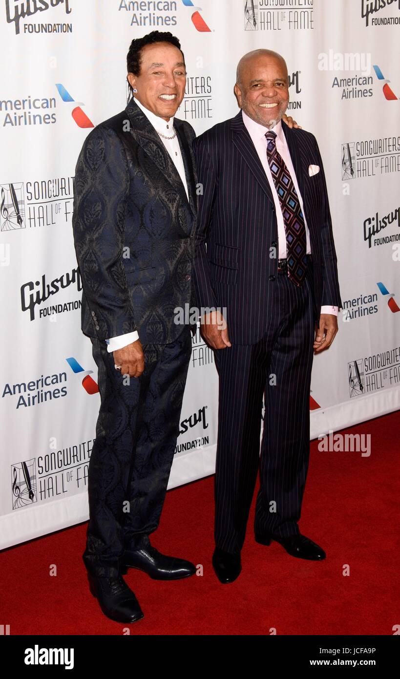 New York, NY, USA. 15th June, 2017. Berry Gordy, Smokey Robinson at ...