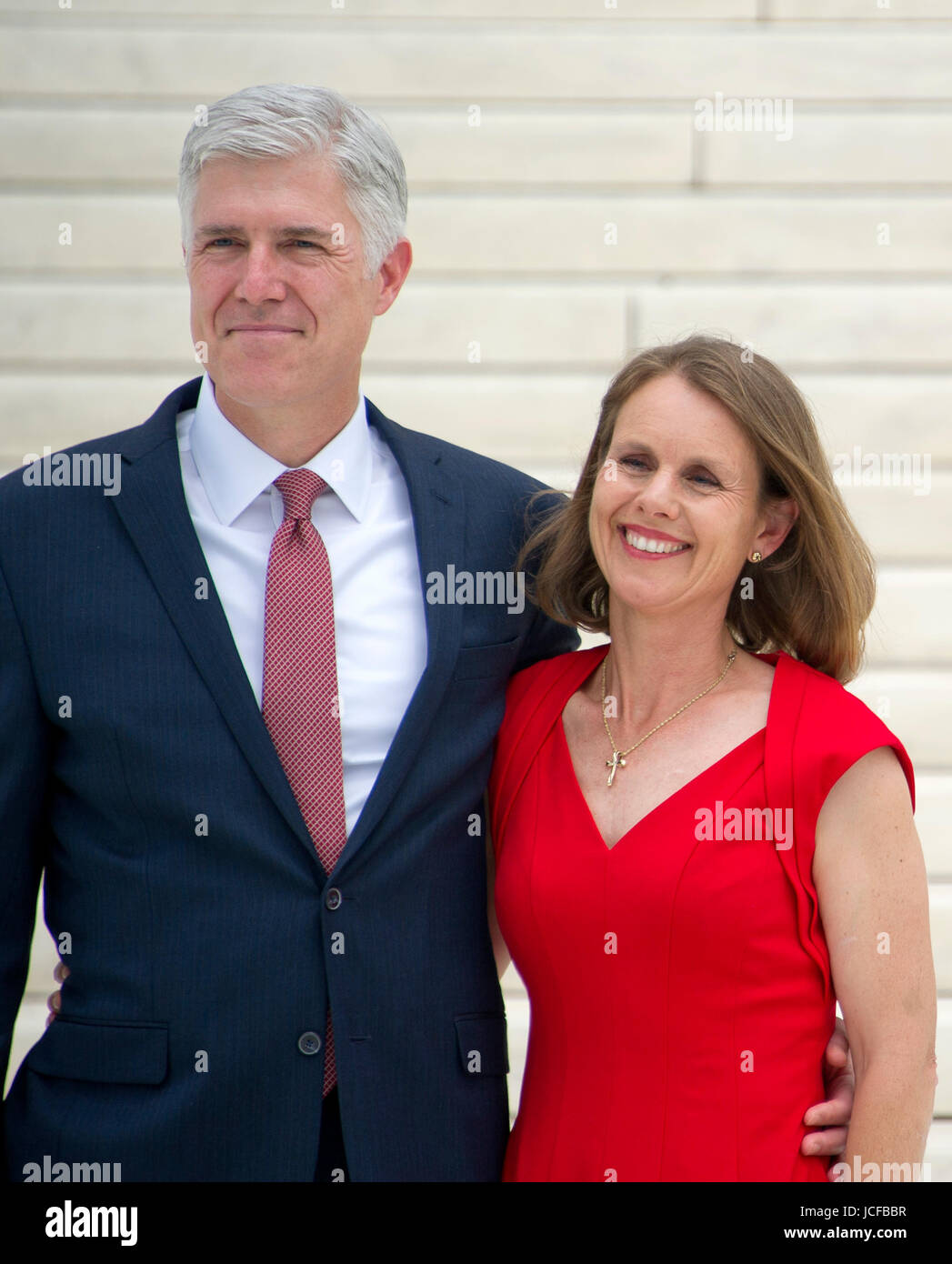 Neil gorsuch wife marie louise hi-res stock photography and images - Alamy