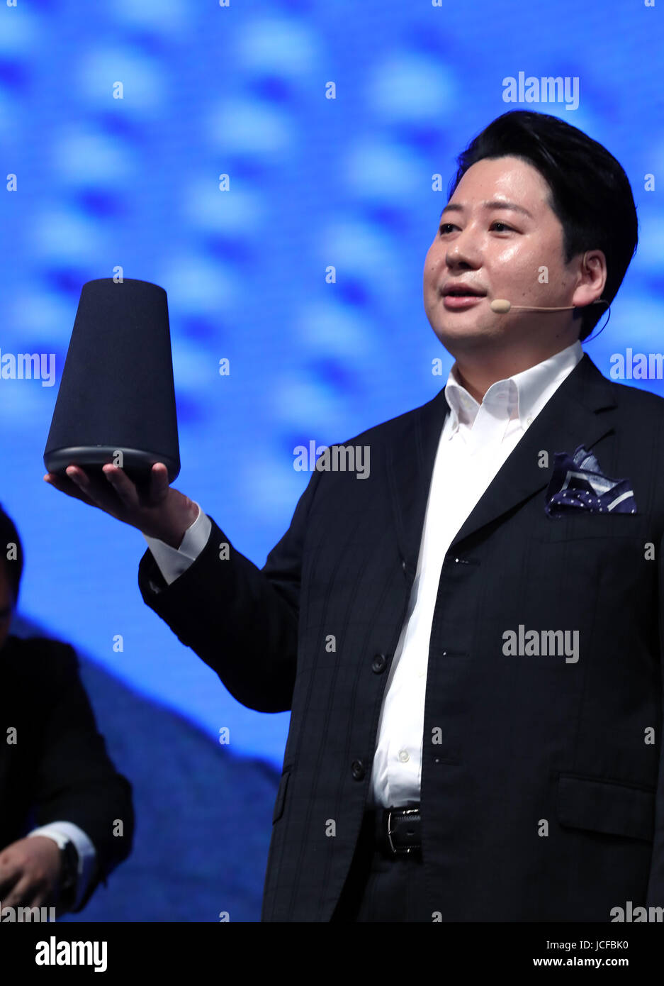 June 15, 2017, Tokyo, Japan - Japan's SNS giant LINE CSMO Jun Masuda ...