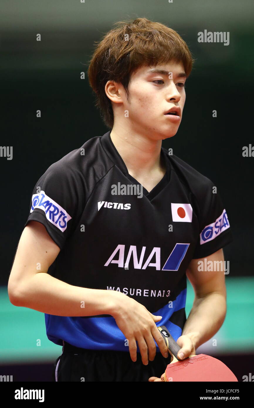 Tokyo Metropolitan Gymnasium, Tokyo, Japan. 16th June, 2017. Yuya Oshima & Masataka Morizono ...