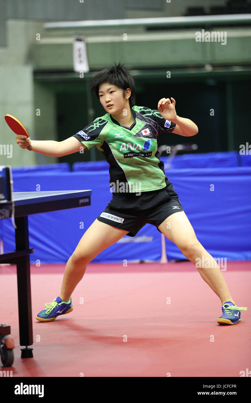 Tokyo Metropolitan Gymnasium, Tokyo, Japan. 15th June, 2017. Miyu ...
