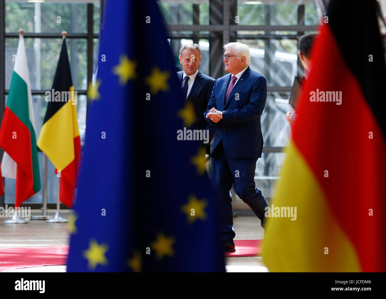 Brussels, Belgium. 16th June, 2017. The European Council President ...