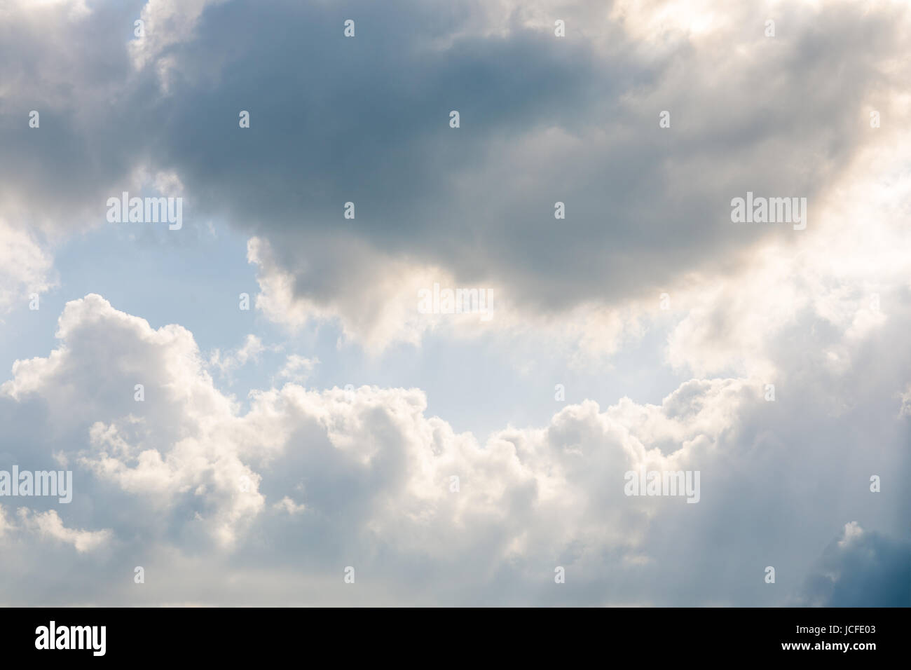 cloudscape in clear daytime, sunshine Stock Photo - Alamy
